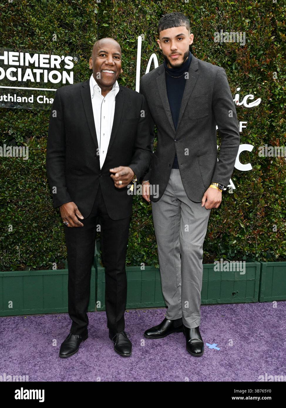 May 4, 2025, Los Angeles, California, USA: Nathan East and Noah East ...