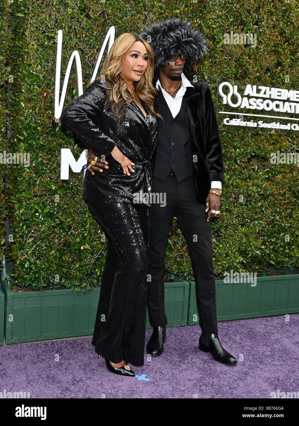 May 4, 2025, Los Angeles, California, USA: Cynthia Bailey and LePrince ...