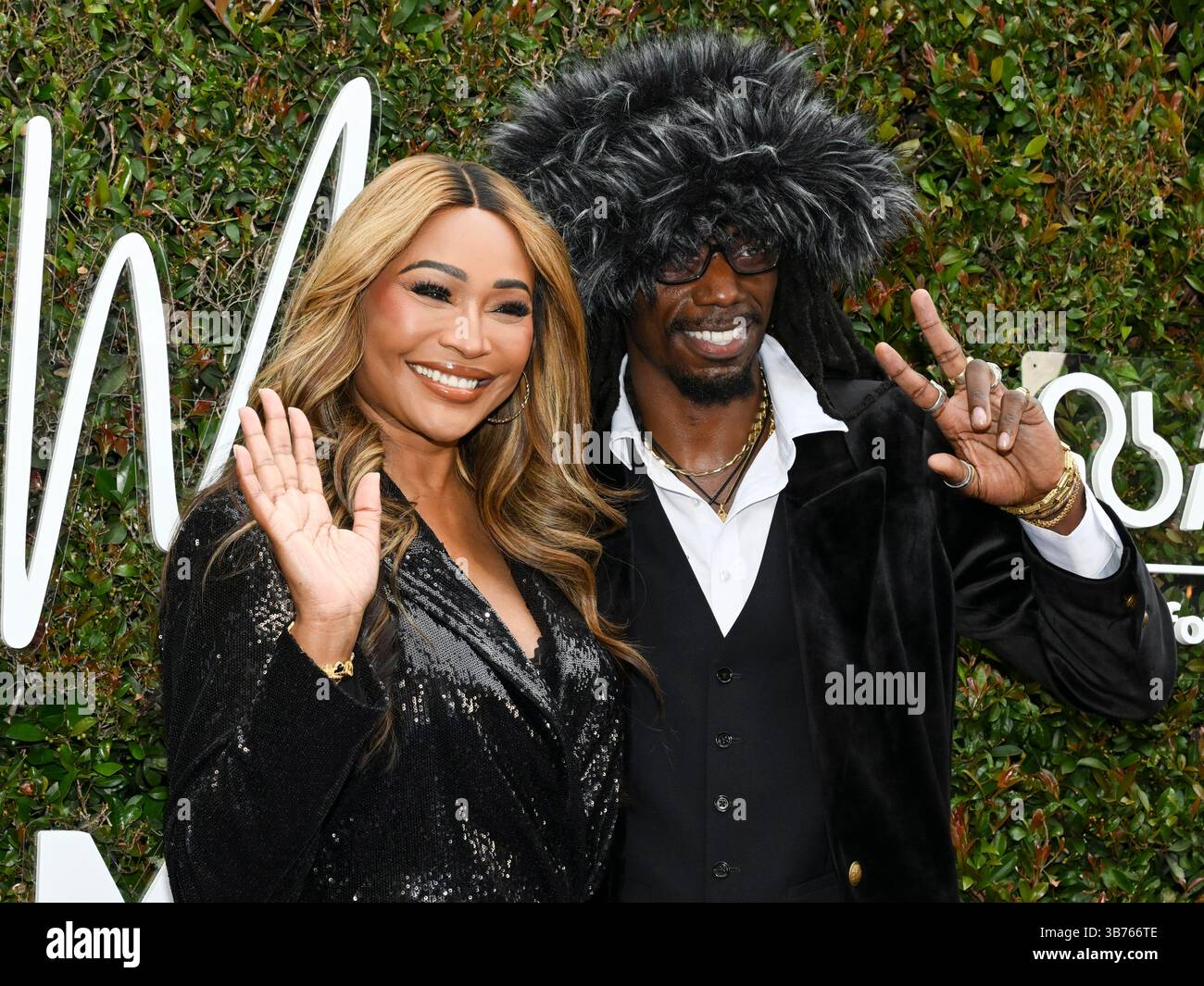 May 4, 2025, Los Angeles, California, USA: Cynthia Bailey and LePrince ...