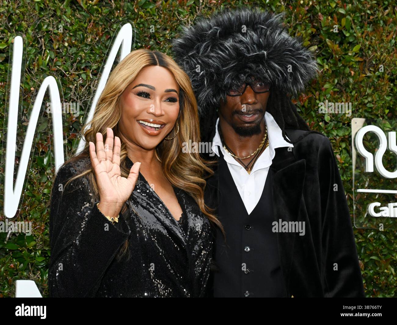 May 4, 2025, Los Angeles, California, USA: Cynthia Bailey and LePrince ...