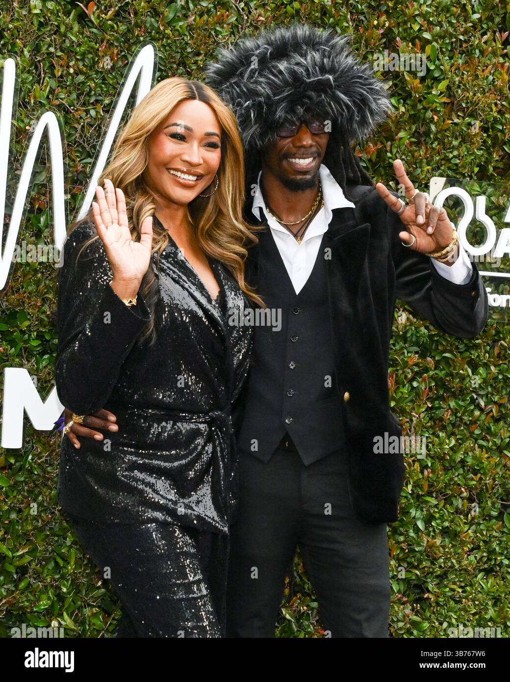 May 4, 2025, Los Angeles, California, USA: Cynthia Bailey and LePrince ...