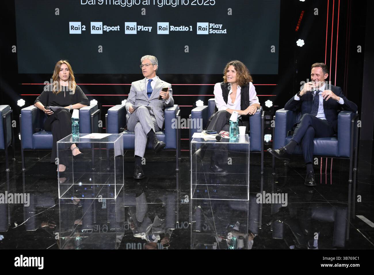 Rome, Italy. 05th May, 2025. Rome: Rai Headquarters Via Asiago. Photocall "Giro d'Italia 2025 ...