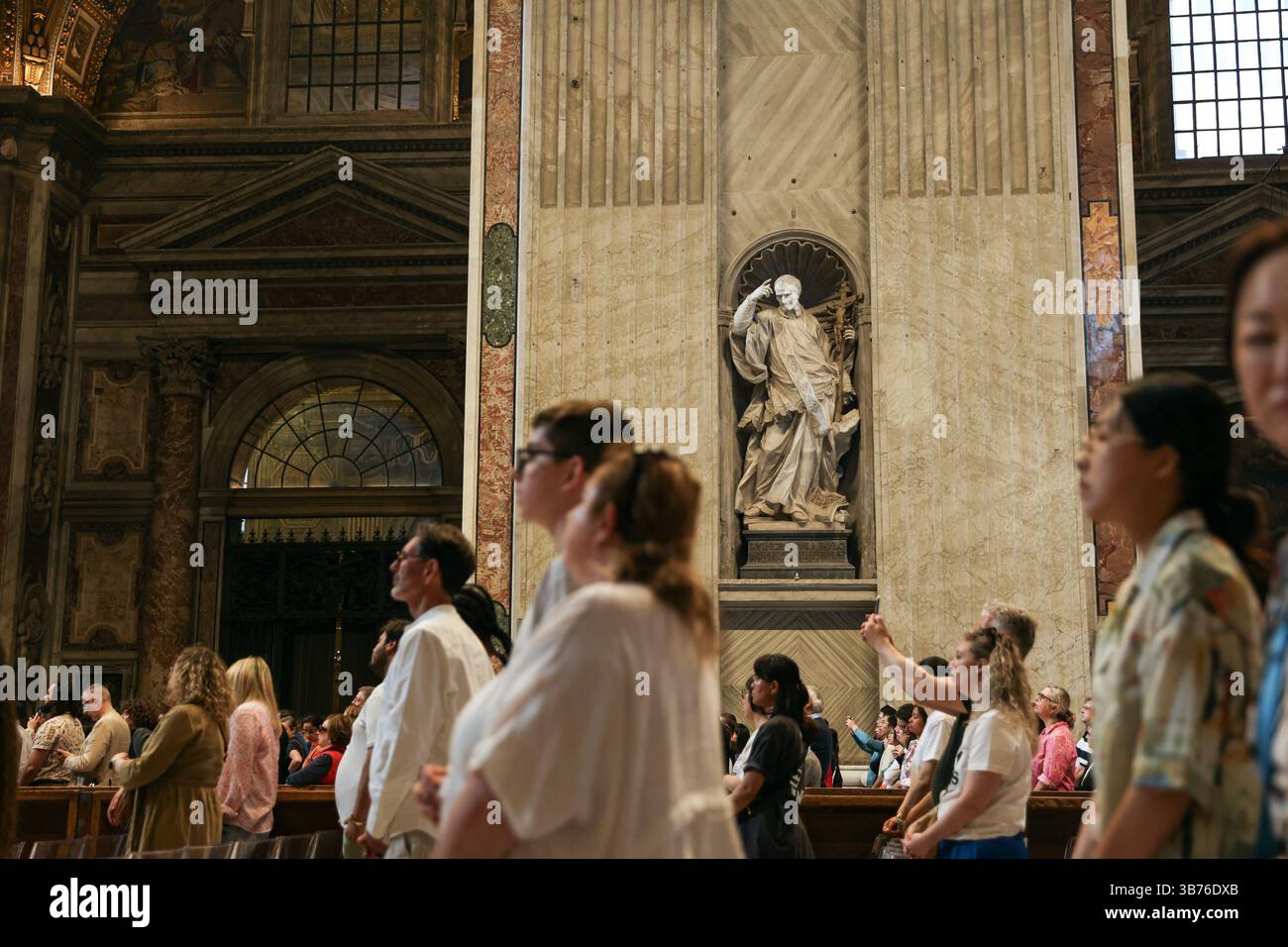 Liturgical assembly bringing together the faithful, parishioners ...