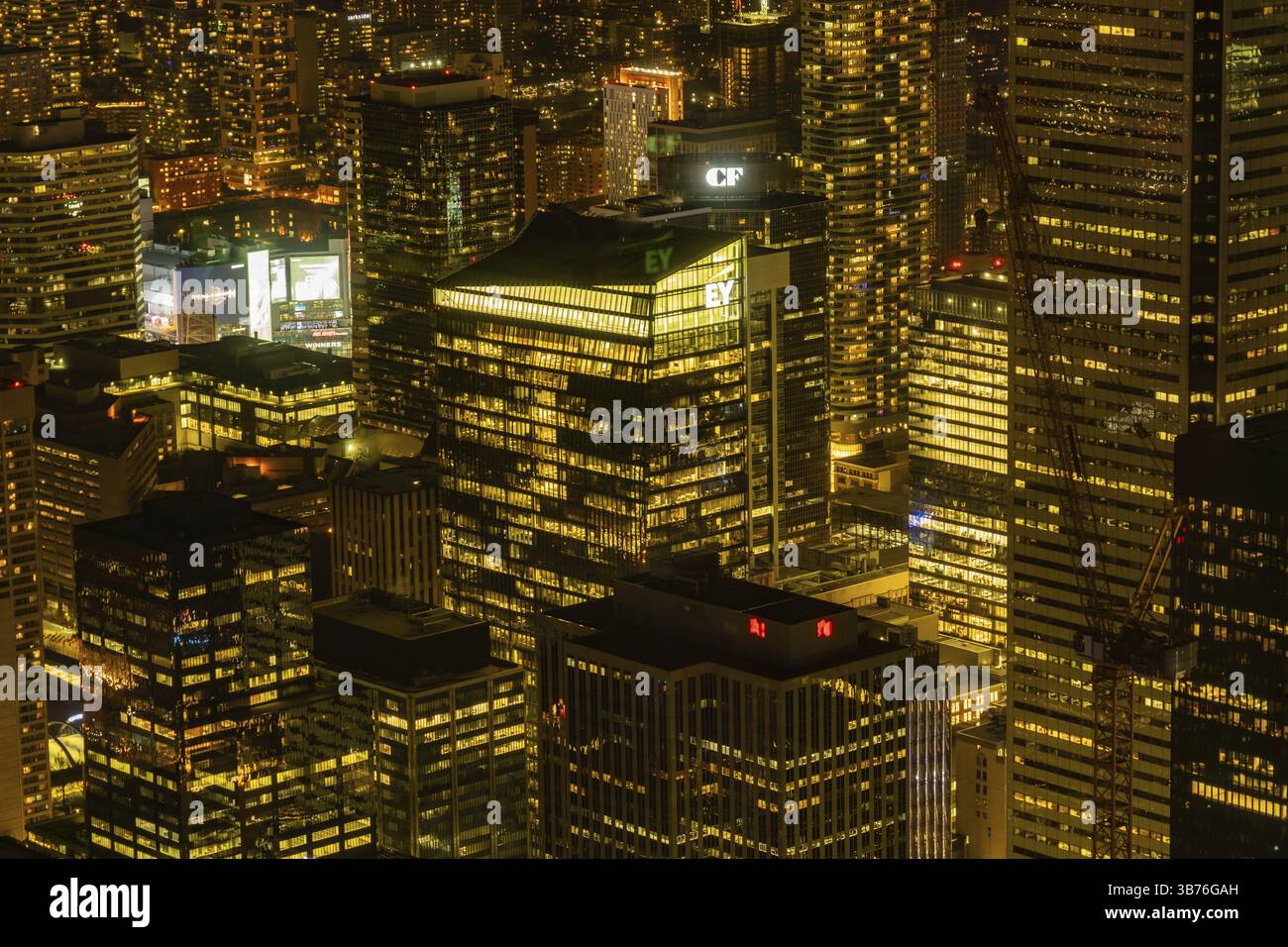 Building light maze. Shooting Location: Toronto Stock Photo - Alamy