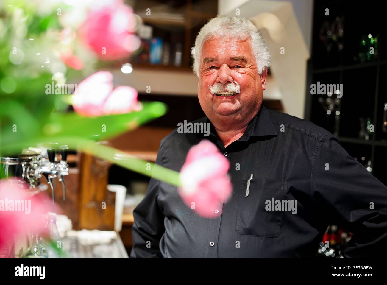 Velbert, Germany. 05th May, 2025. Restaurateur Walter Stemberg at ...