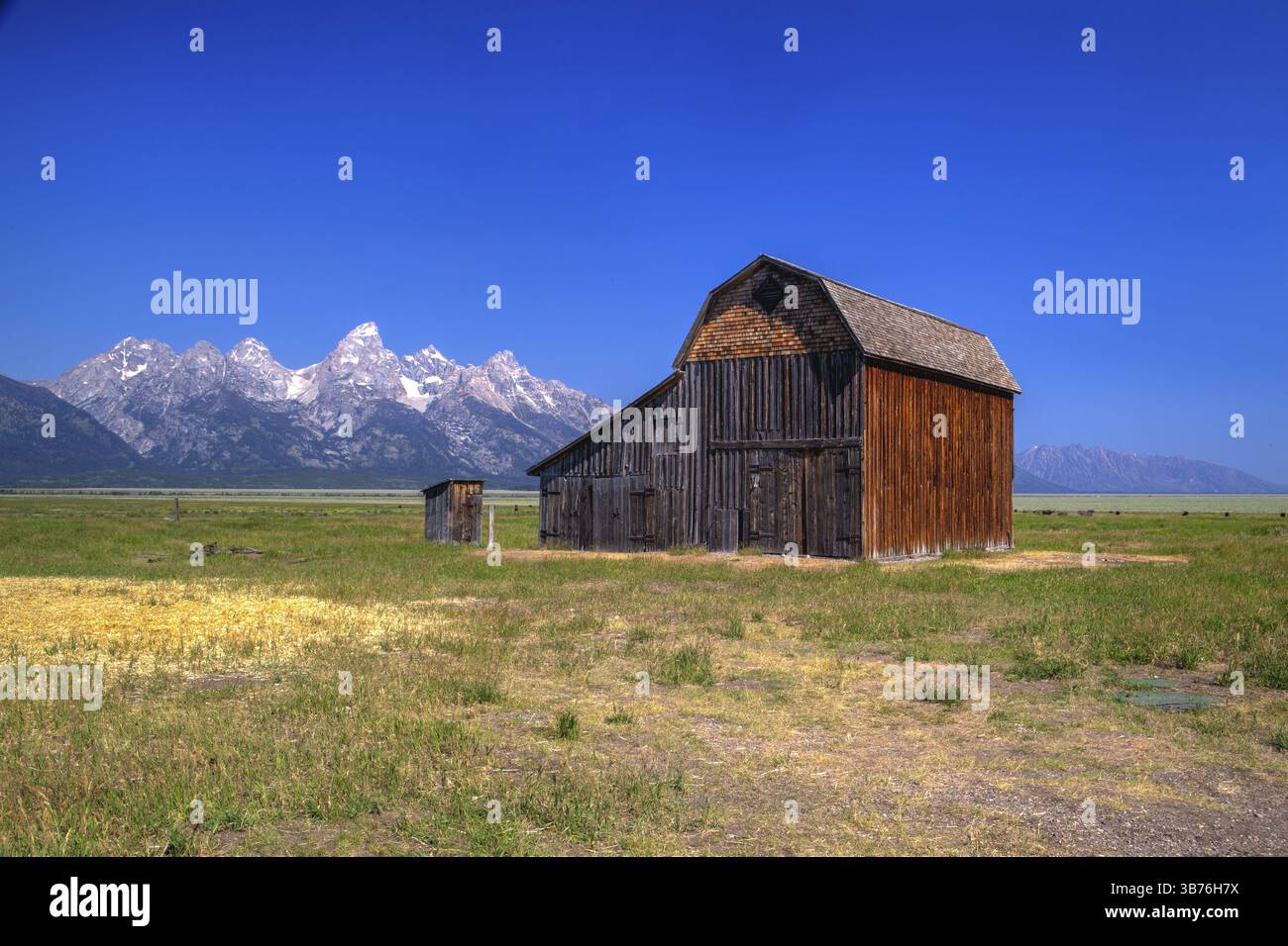 The T. A. Moulton Barn is a historic barn in within the Mormon Row ...