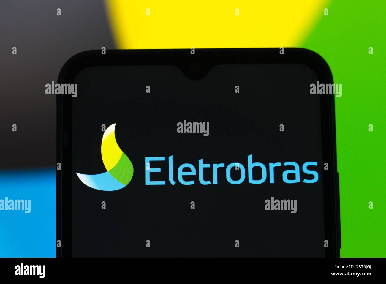 In this photo illustration, the Eletrobras (Brazilian Power Plants ...