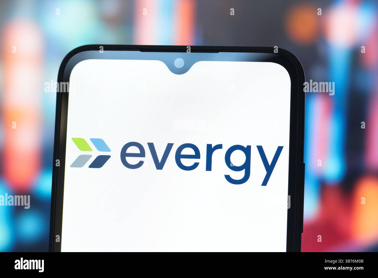 Canada. 05th May, 2025. In this photo illustration, the Evergy logo is ...