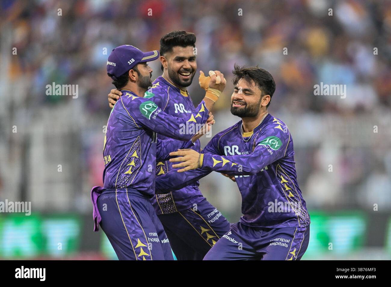 Kolkata, India. 04th May, 2025. Ajinkya Rahane of Kolkata Knight Riders ...