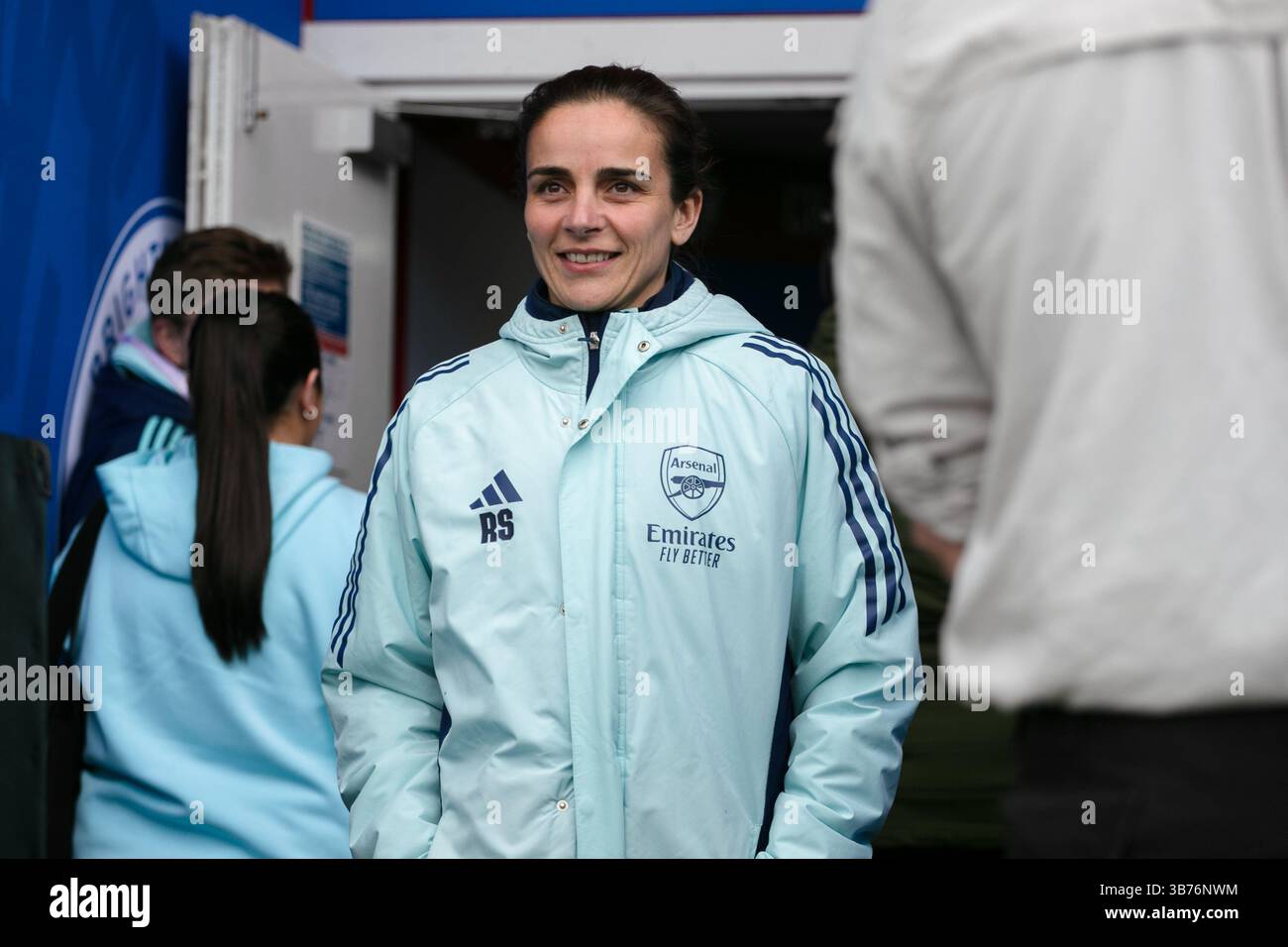 LONDON, ENGLAND - MAY 05: Renee Slegers Manager of Arsenal Women during ...
