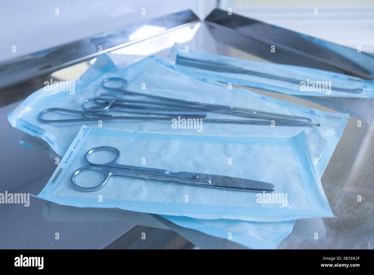 The image showcases a variety of surgical instruments meticulously ...