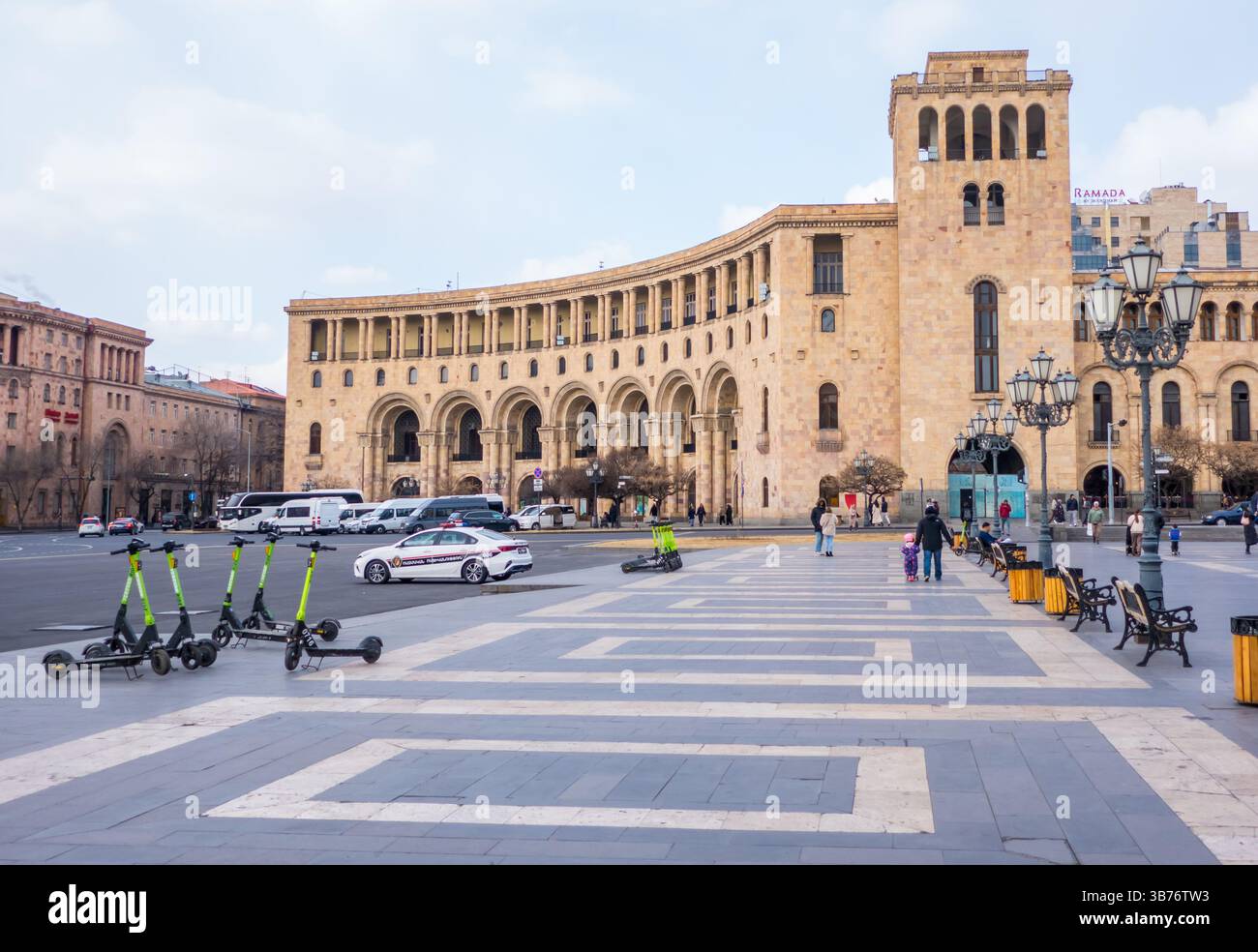 Republic Square in Yerevan, Armenia Stock Photo - Alamy