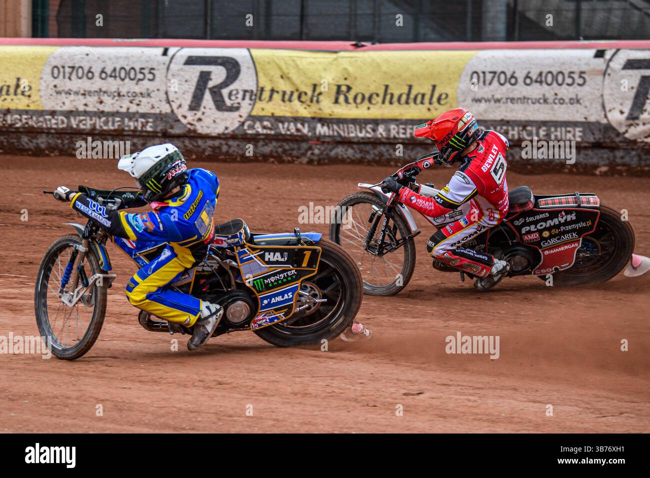 National Speedway Stadium, Manchester on Monday 5th May 2025. Jack ...