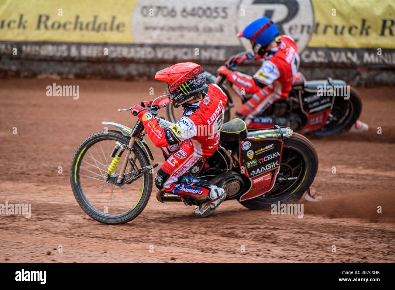 National Speedway Stadium, Manchester on Monday 5th May 2025. Jaimon ...