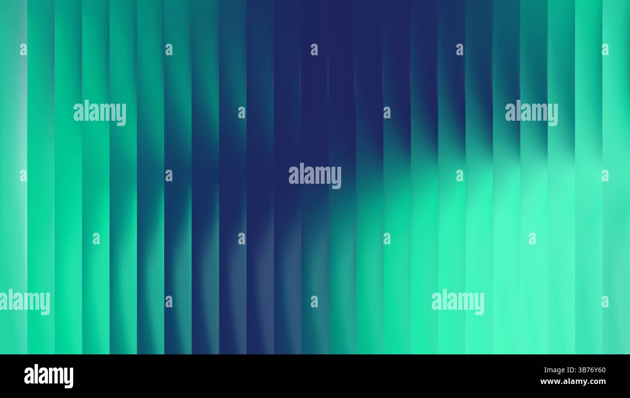 Glass green ribbed texture background with vertical fluted gradient ...