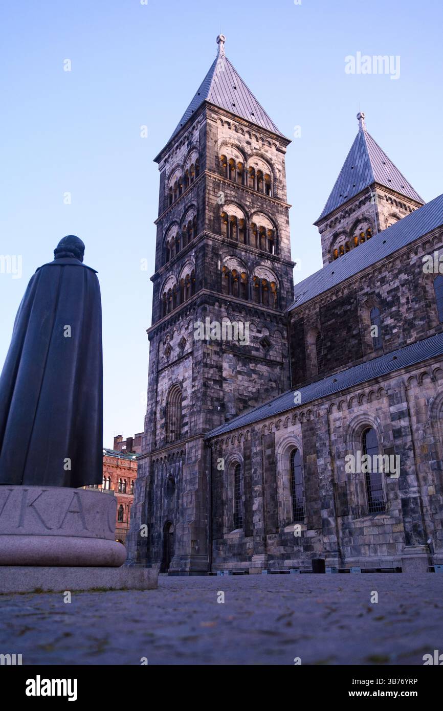 Lund Cathedral Lunds Domkyrka Sweden Skane 2025 Lutheran Church Stock ...