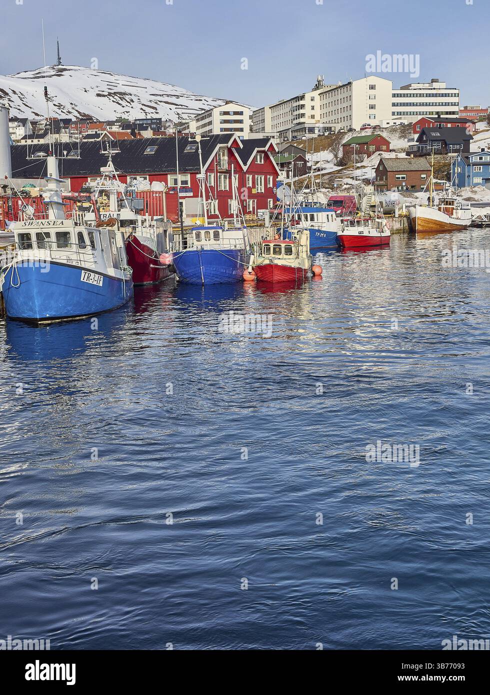 Norway people hammerfest snow hi-res stock photography and images - Alamy
