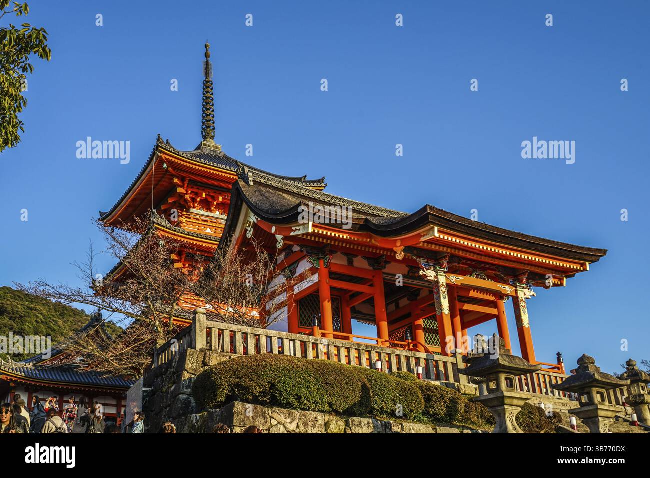 Streets of Kyoto, Kiyomizu Temple. Shooting Location: Kyoto Stock Photo ...
