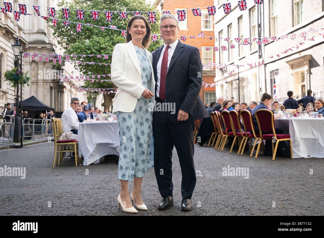 Prime Minister Sir Keir Starmer and his wife, Lady Victoria Starmer ...