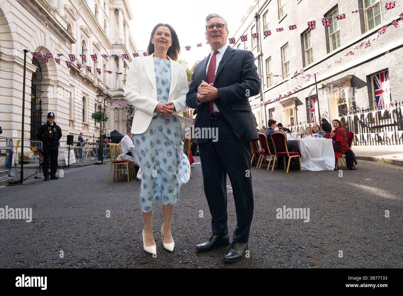 Prime Minister Sir Keir Starmer and his wife, Lady Victoria Starmer ...