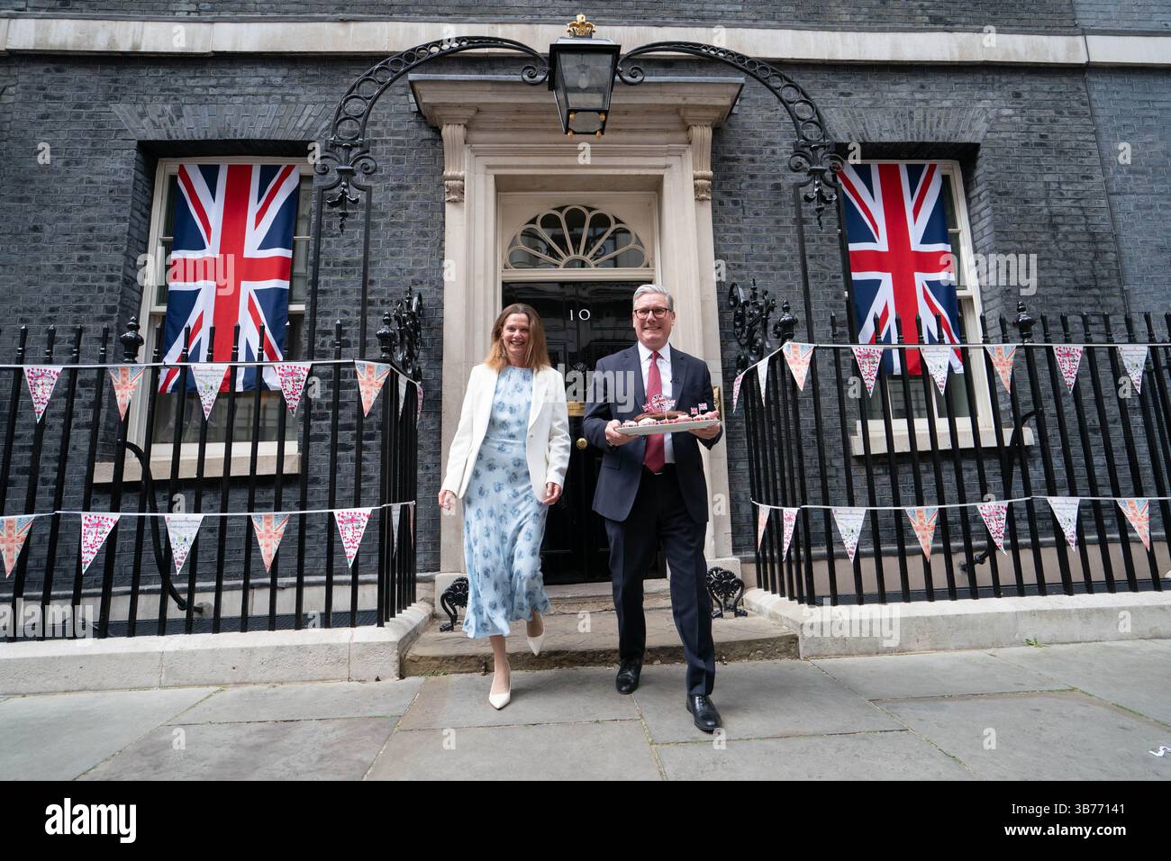 Prime Minister Sir Keir Starmer and his wife, Lady Victoria Starmer ...