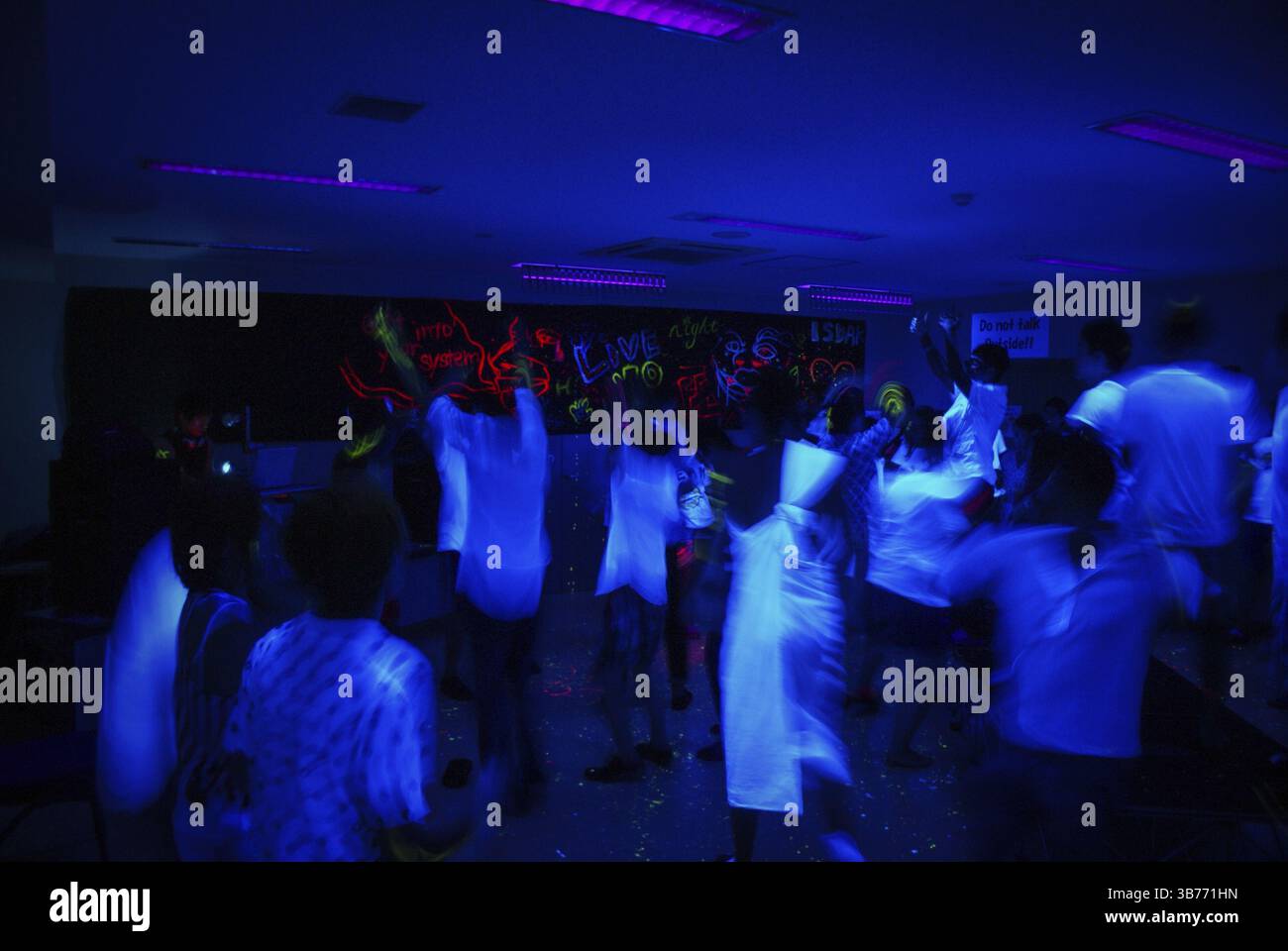 Of the party live in the night club image. Shooting Location: Tokyo ...