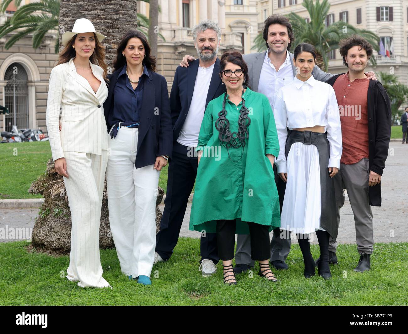 Rome, Italy. 05th May, 2025. Rome, Adriano cinema, photocall film "The ...