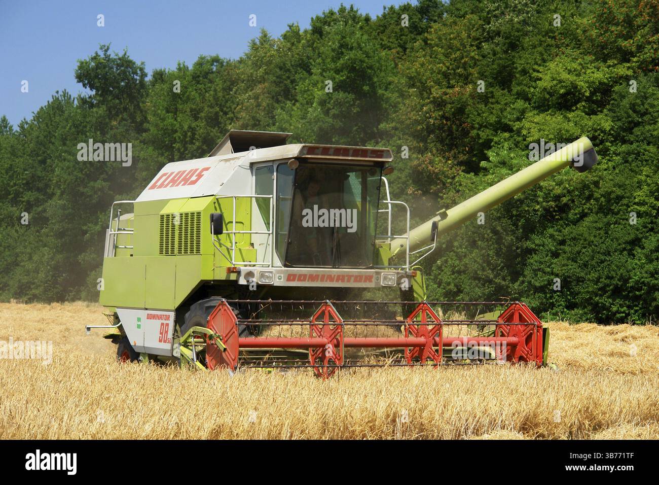 State-of-the-art machines are used in agriculture today, combine ...