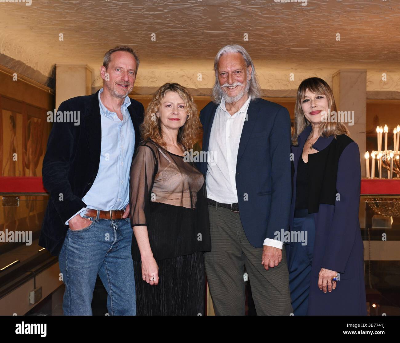 Milan,Italy NEIGHBORS theater show photocall cast at the Teatro Manzoni ...