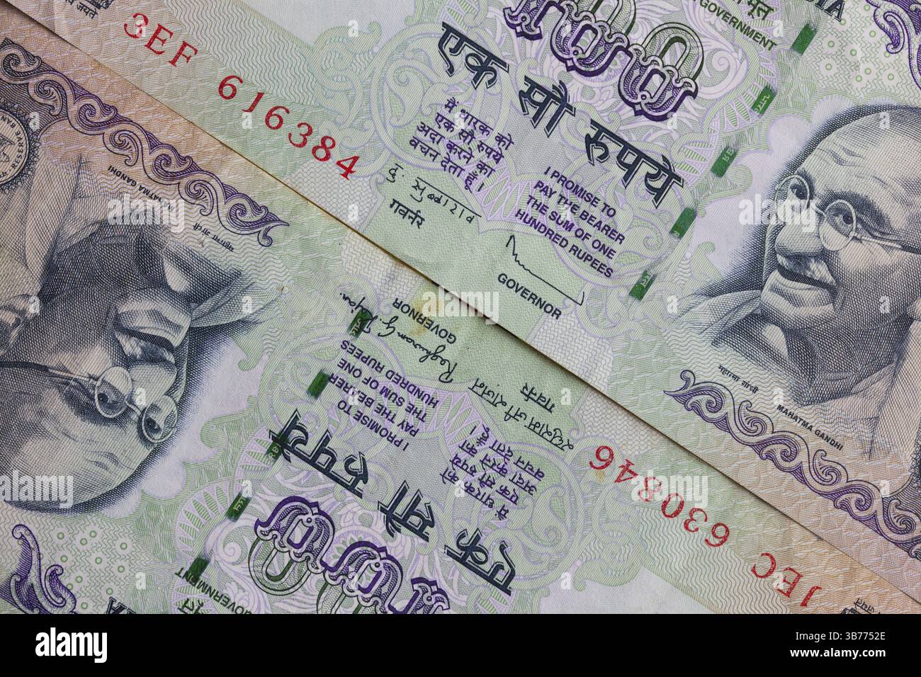 Detail of Indian Rupee banknotes Stock Photo - Alamy
