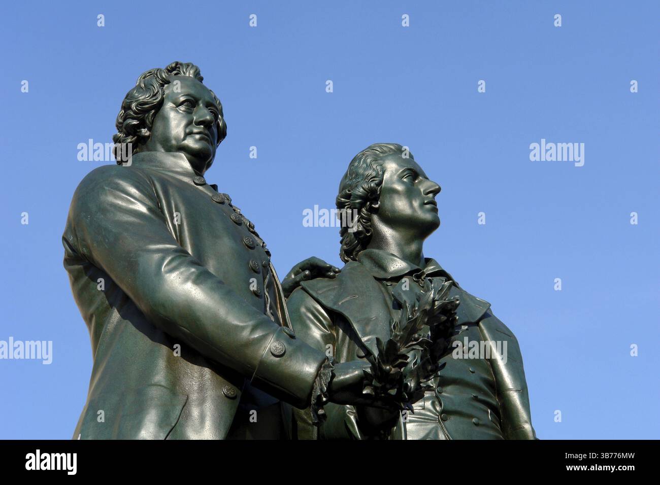 Weimar Theatre Square Thuringia Classical Goethe Schiller Monument ...