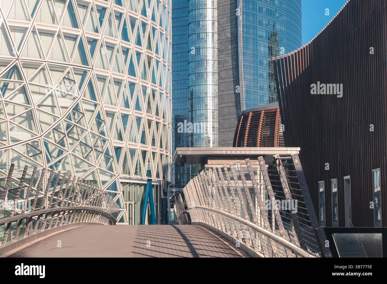 A visual interplay of curves, lines, and glass in Milan’s financial ...