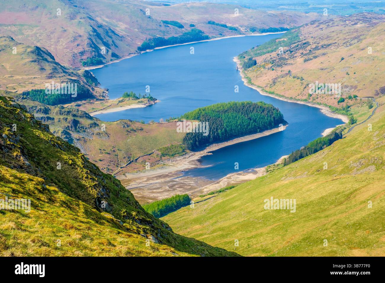 Haweswater in the High Street hills in the Lake District, Cumbria,UK ...