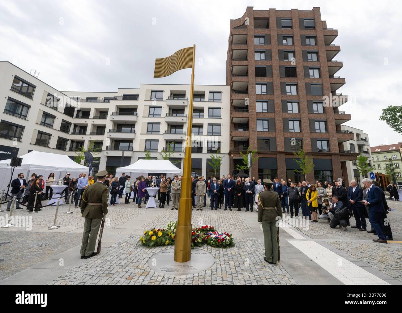 Prague, Czech Republic. 05th May, 2025. Unveiling of monument to ...