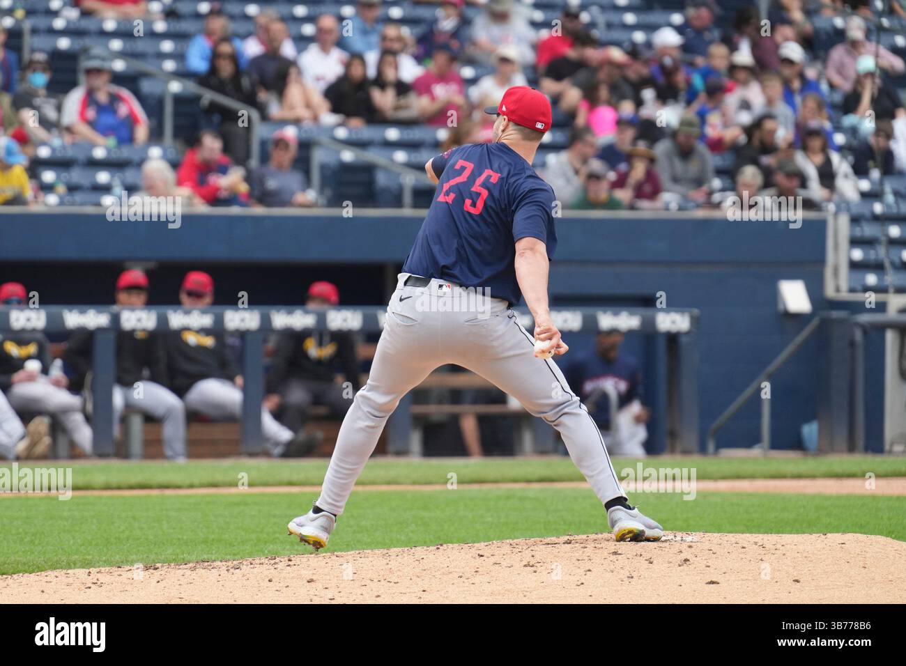 Salt Lake UT, USA. 4th May, 2025. Toledo pitcher Matt Manning (25 ...