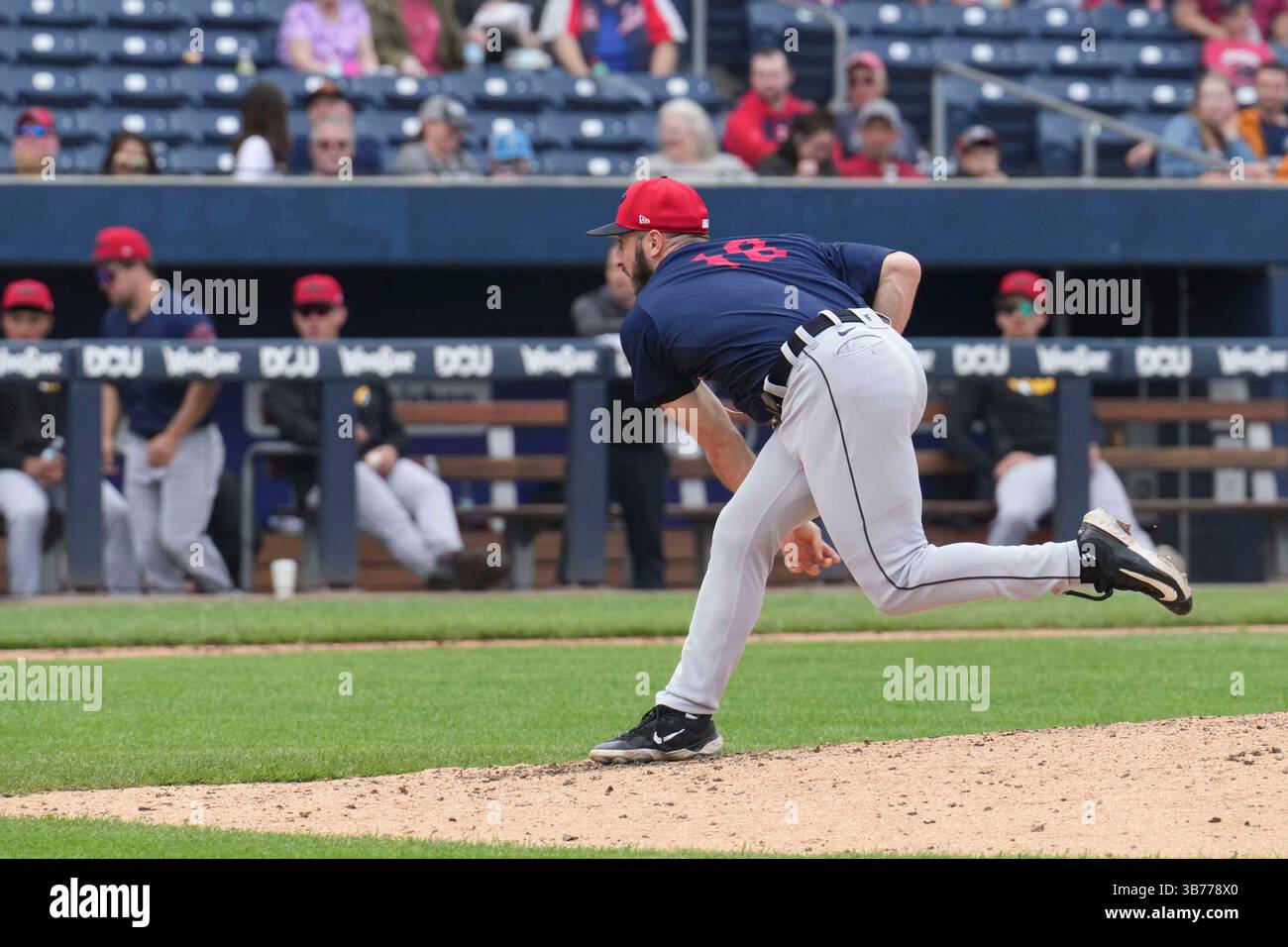 MAY 4 2025: Toledo pitcher P.J.Poulin (18) throws a pitch during the ...