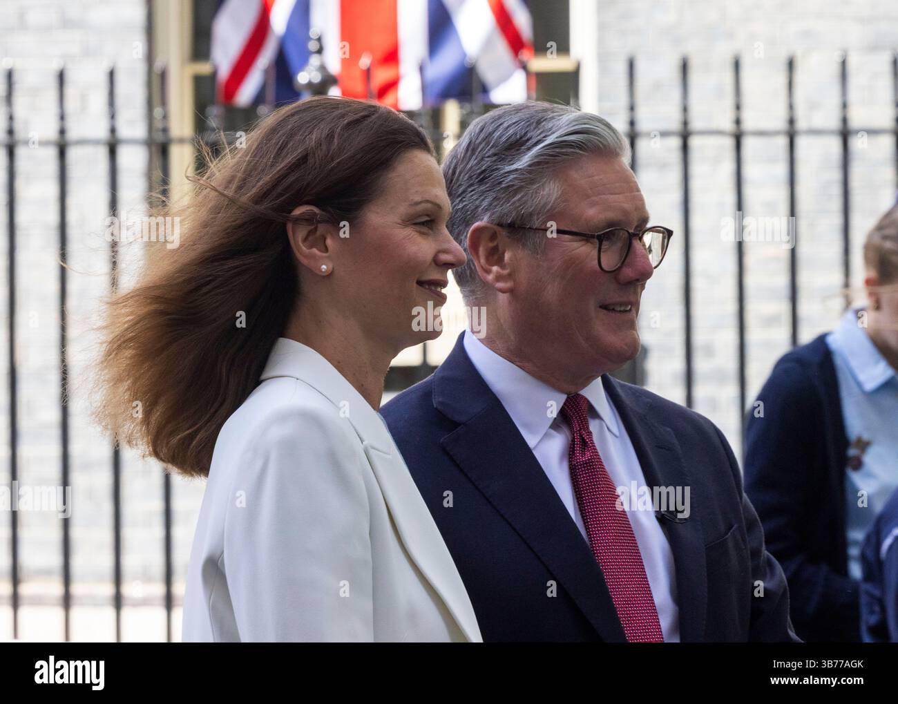 London, UK. 5th May, 2025. Keir and Victoria Starmer Prime Minister ...