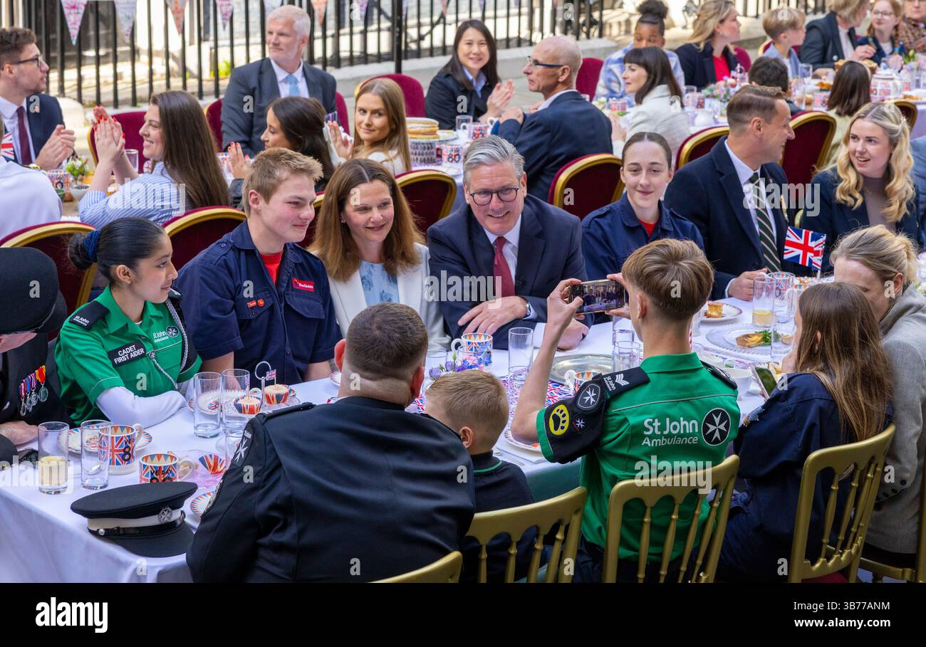 London, UK. 5th May, 2025. Keir and Victoria Starmer. Prime Minister ...