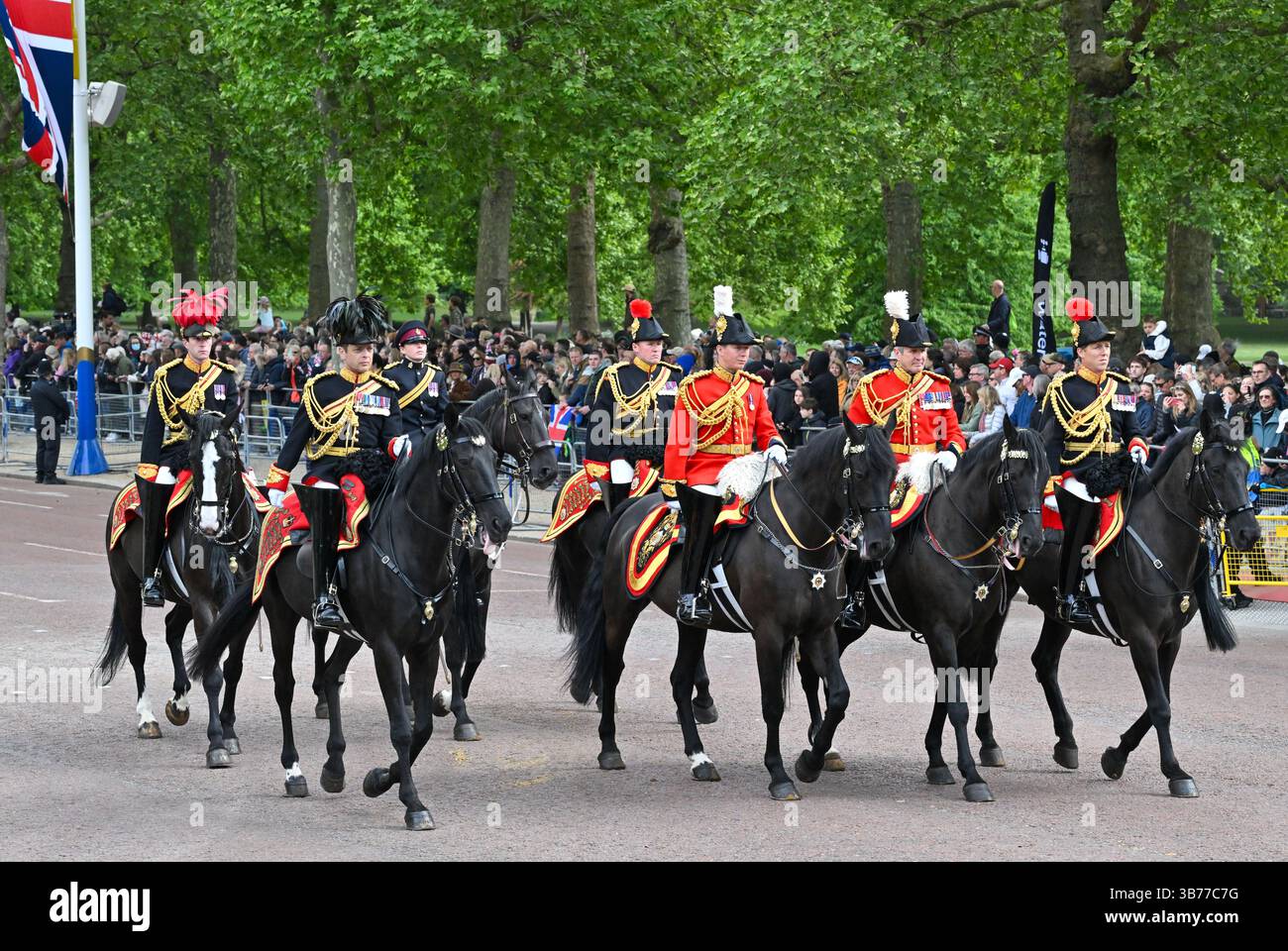 London, UK. 05th May, 2025. Senior Officers during the VE80 ...