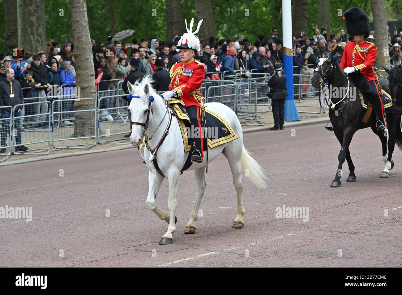 London, UK. 05th May, 2025. Senior Officers during the VE80 ...