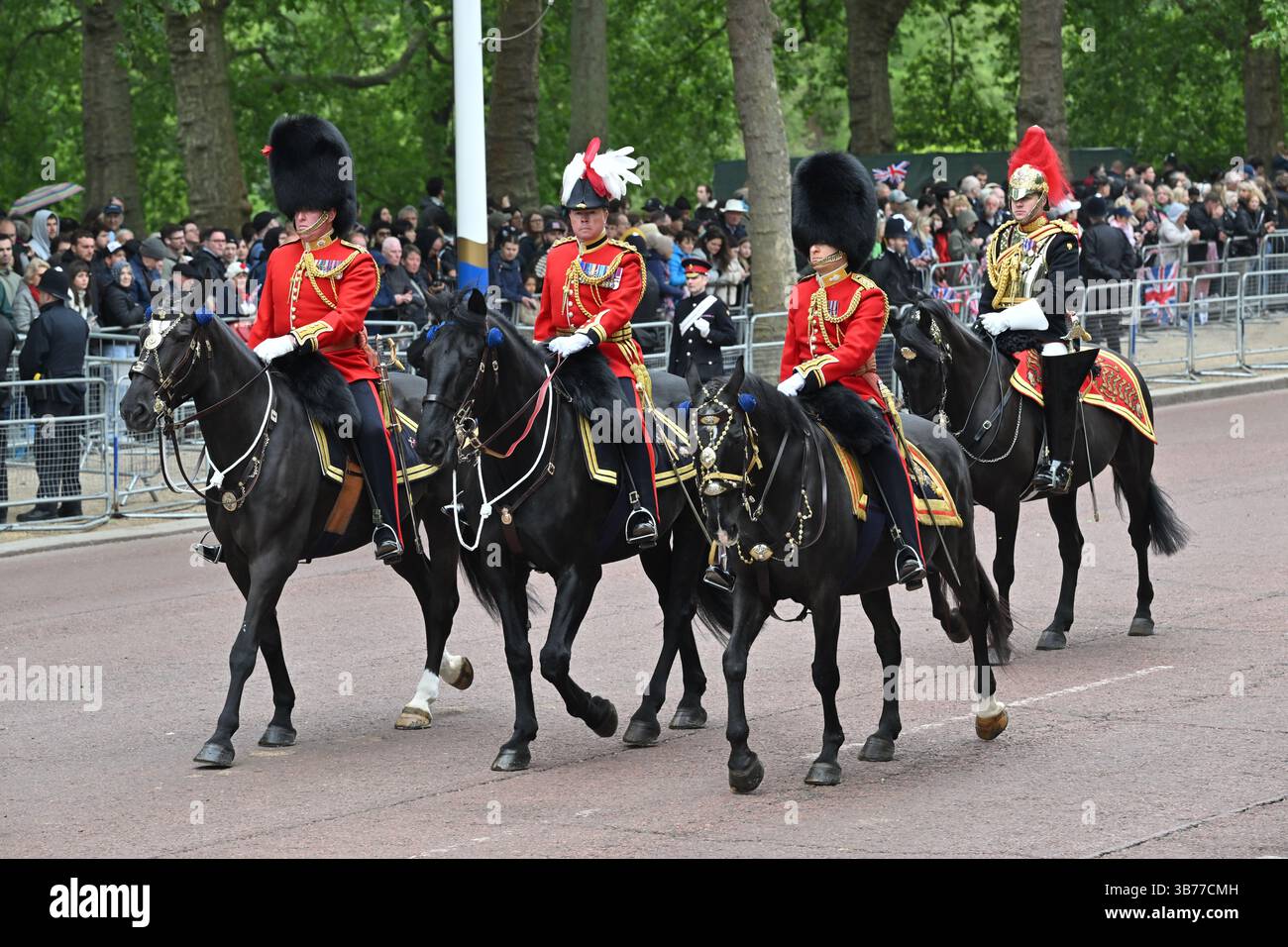 London, UK. 05th May, 2025. Senior Officers during the VE80 ...