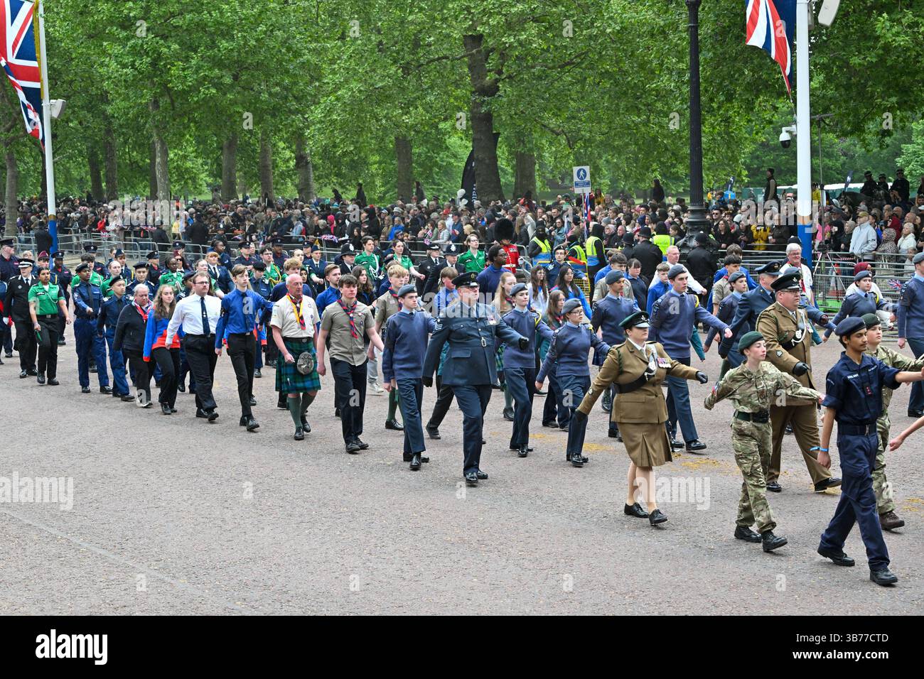 London, UK. 05th May, 2025. Representatives of the Civilian Services ...