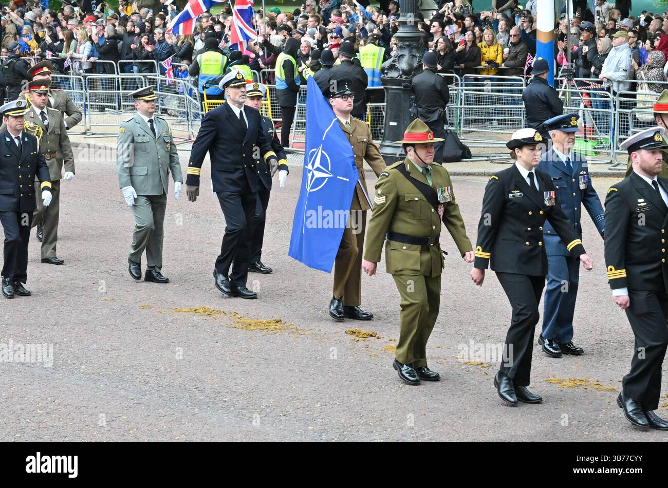 London, UK. 05th May, 2025. Representatives of the Armed forces during ...