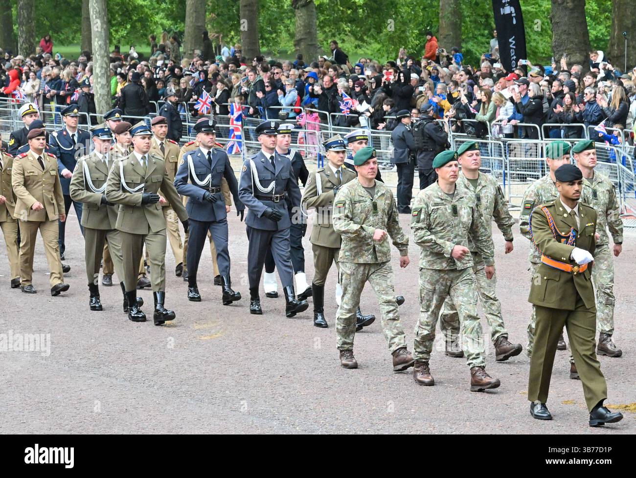 London, UK. 05th May, 2025. Representatives of the Armed forces during ...