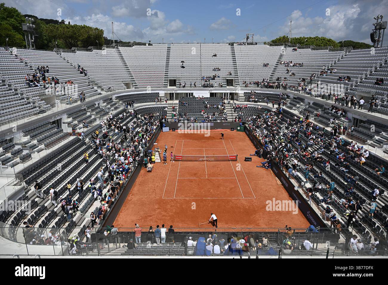 Foro Italico, Rome, Italy - A view of the central court during the ...
