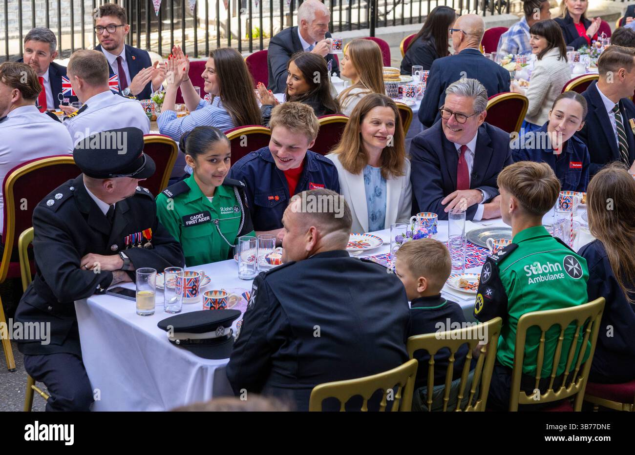 London, UK. 5th May, 2025. Keir and Victoria Starmer Prime Minister ...