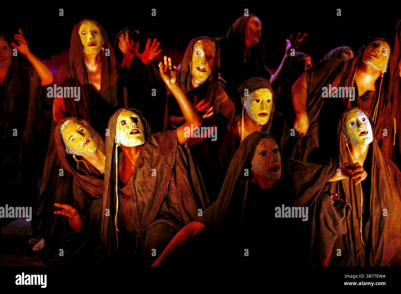 female chorus in OEDIPUS THE KING by Sophocles at the Olivier Theatre ...