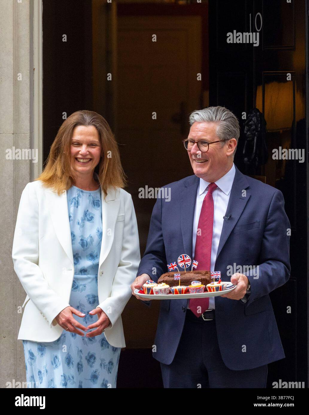 London, UK. 5th May, 2025. Keir and Victoria Starmer Prime Minister ...