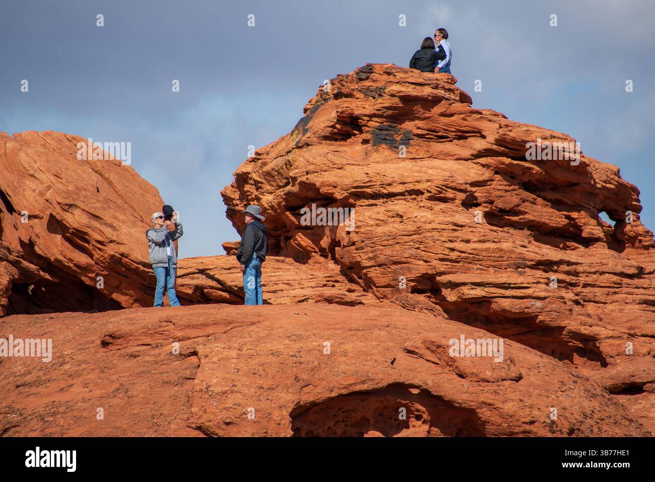ST GEORGE, UT, USA - MAY 5 10, 2025: Tourists visit Pioneer Park ...