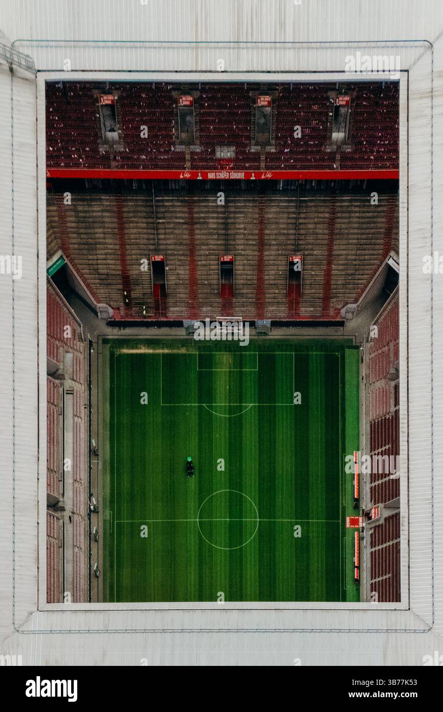 COLOGNE, GERMANY - 5 MAY, 2025: Aerial view of the Rhein Energie ...